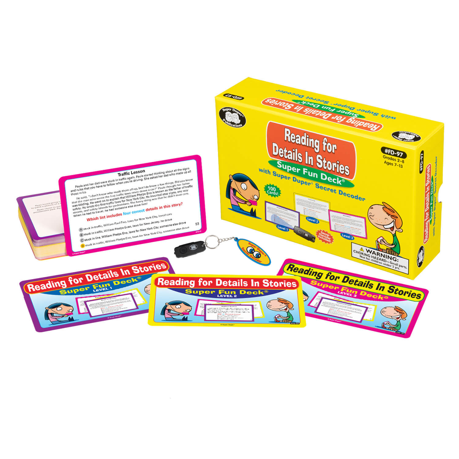 Reading for Details in Stories Super Fun Deck – Pierre's Farm