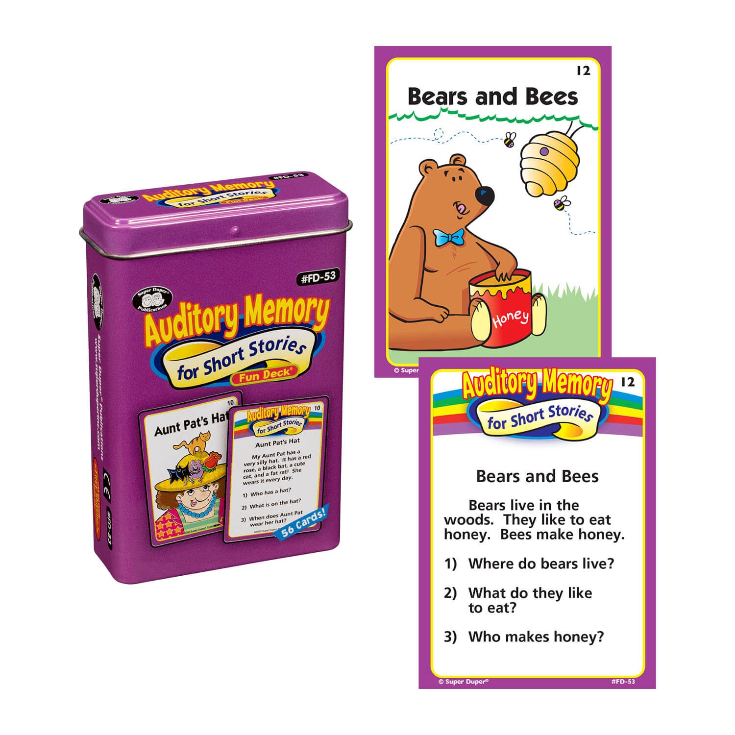 Auditory Memory for Short Stories Fun Deck – Pierre's Farm