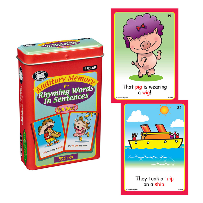 Auditory Memory for Rhyming Words in Sentences – Pierre's Farm