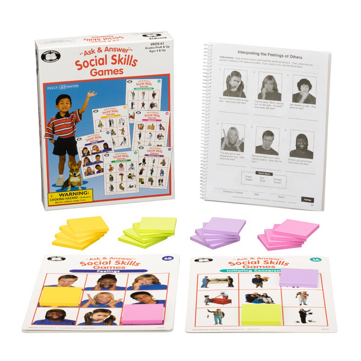 Ask and Answer Social Skills Games – Pierre's Farm