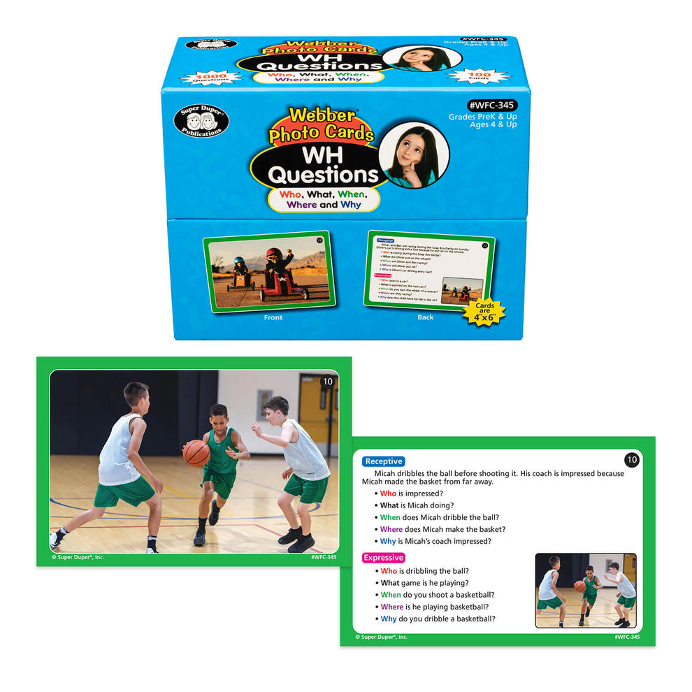 Webber Photo Cards - WH Questions – Pierre's Farm